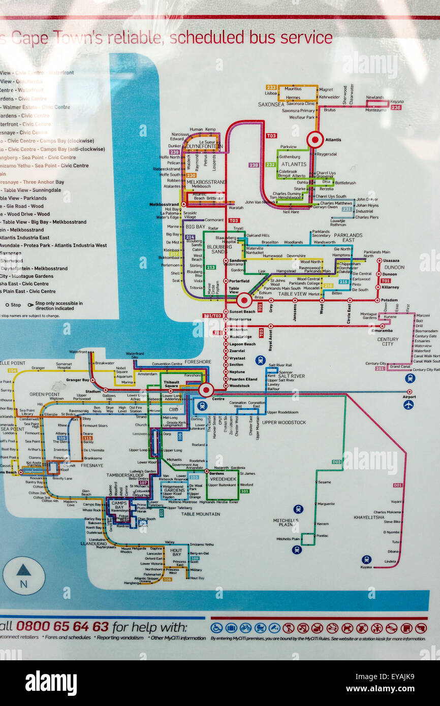 Bus route map Banque de photographies et d’images à haute résolution ...