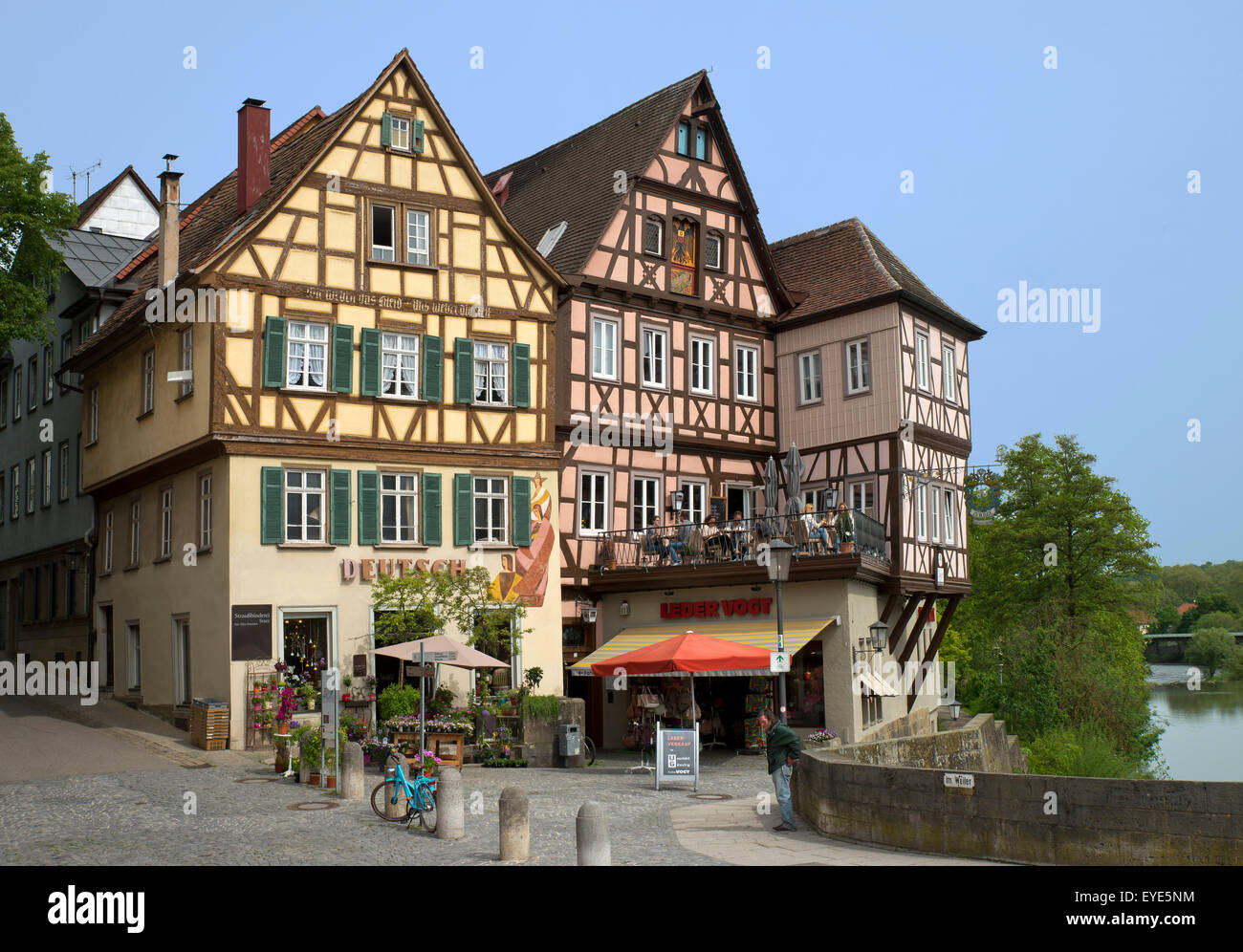 Centre historique, Schwäbisch Hall, Bade-Wurtemberg, Allemagne Photo ...