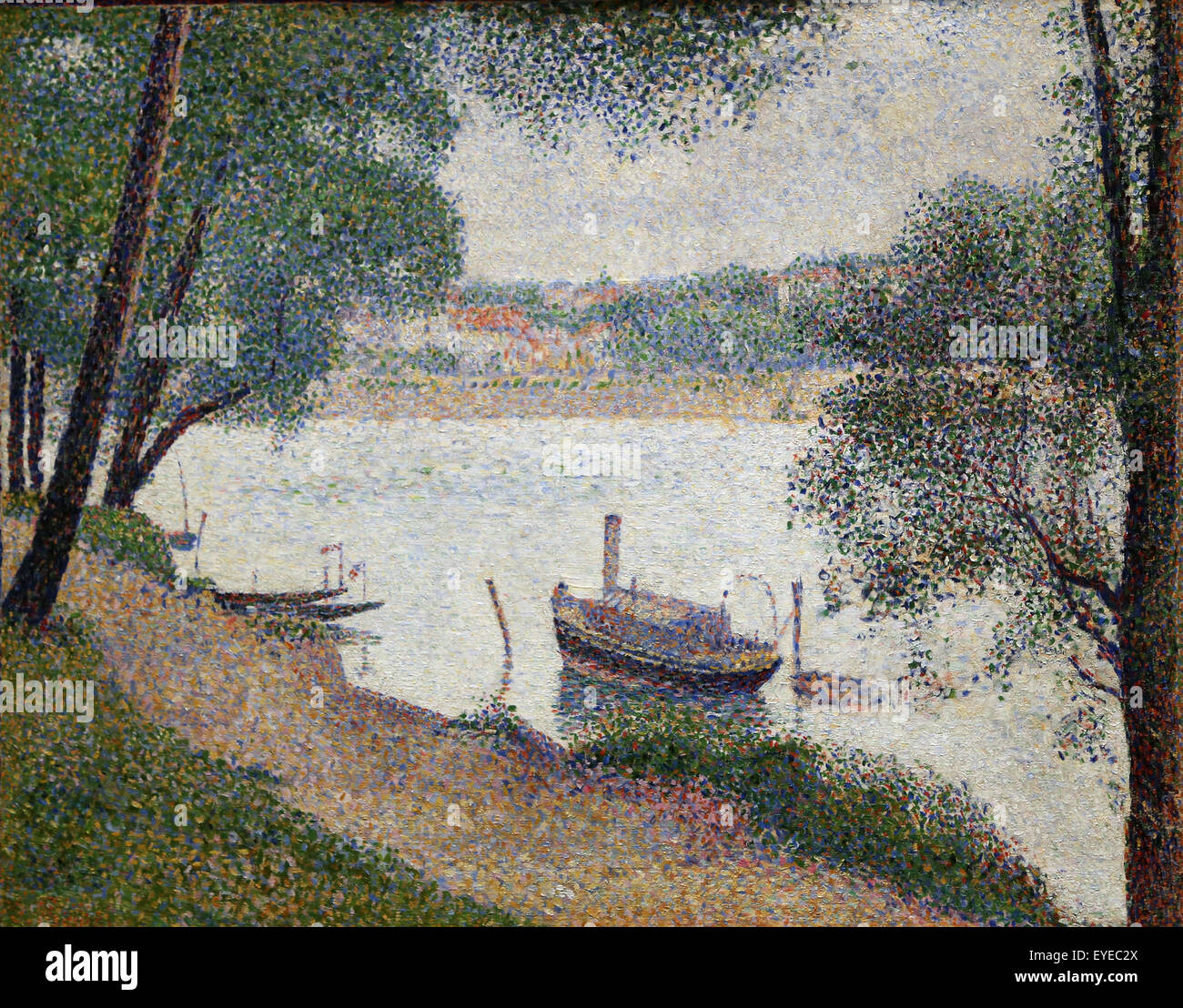Georges Seurat (1859-1891). Le peintre français. Temps gris, Grande ...