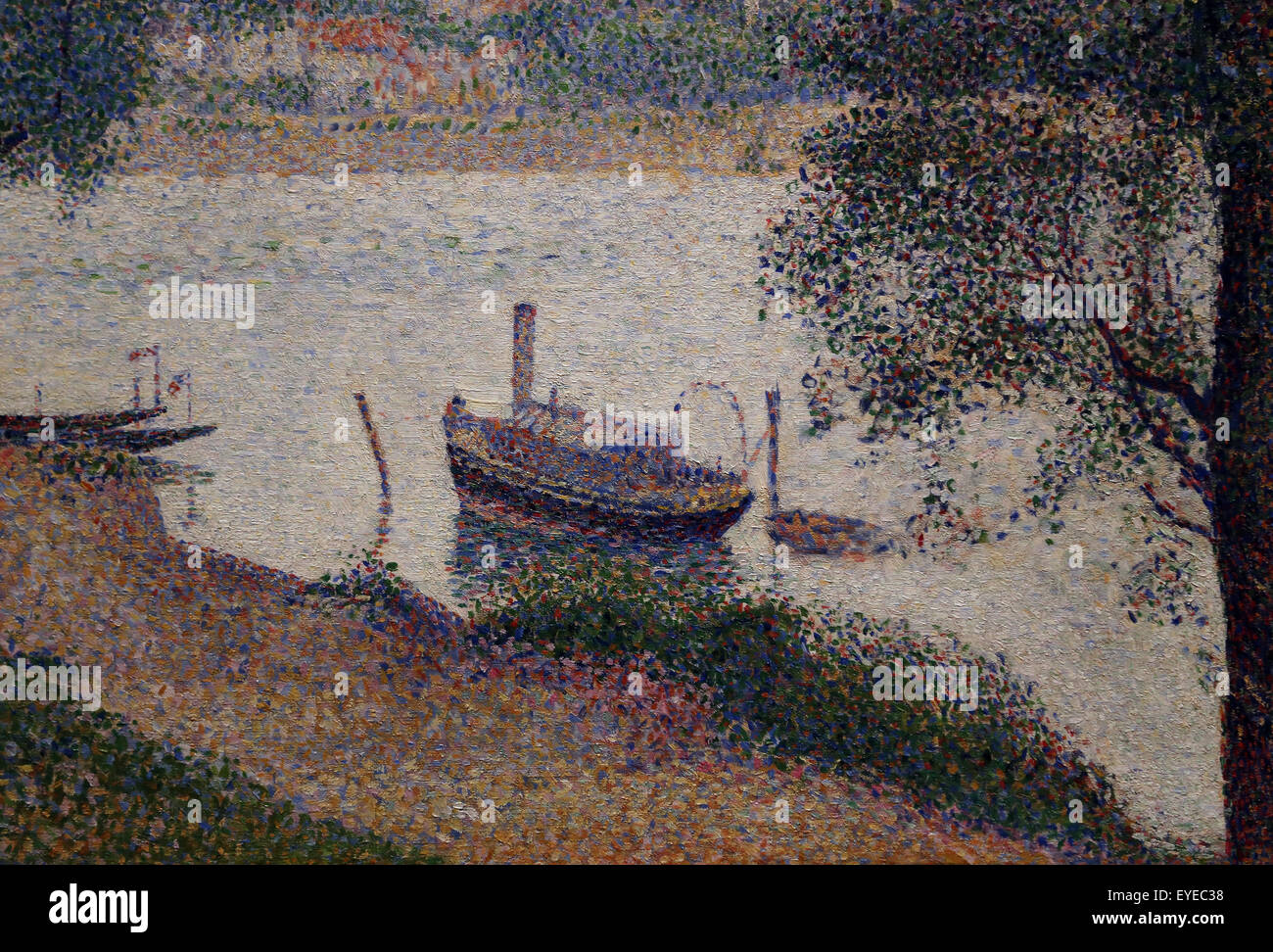 Georges Seurat (1859-1891). Le peintre français. Temps gris, Grande ...