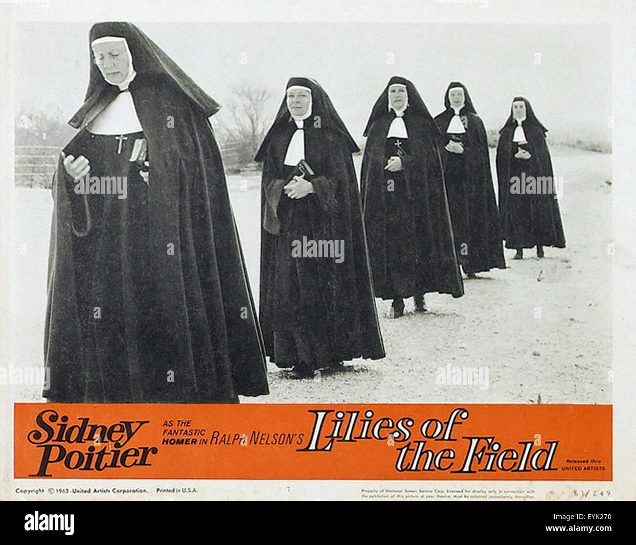 Lis des champs - 1963 - L'affiche de film Photo Stock - Alamy