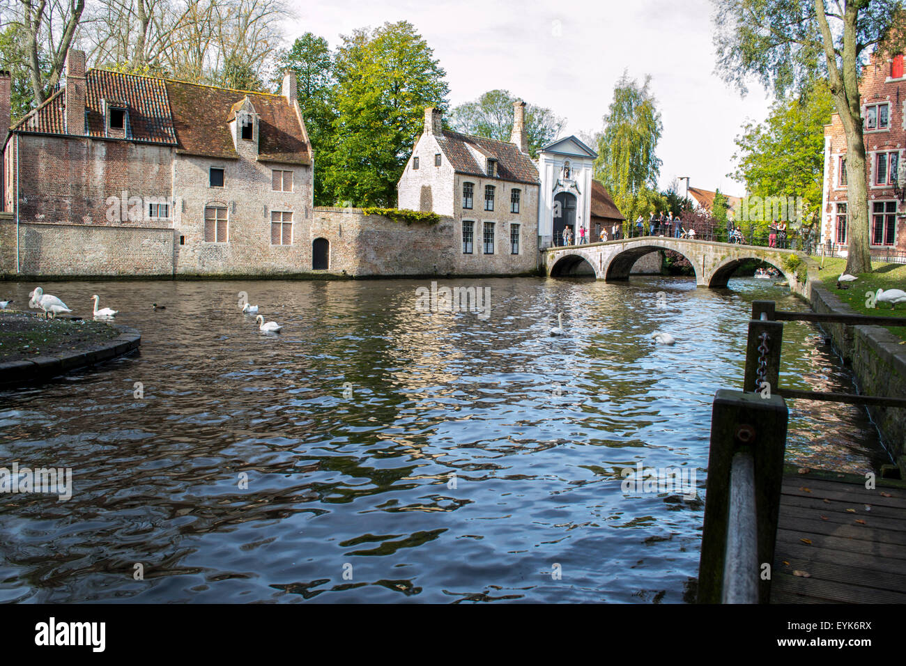 Minnewater and beguinage Banque de photographies et d’images à haute ...