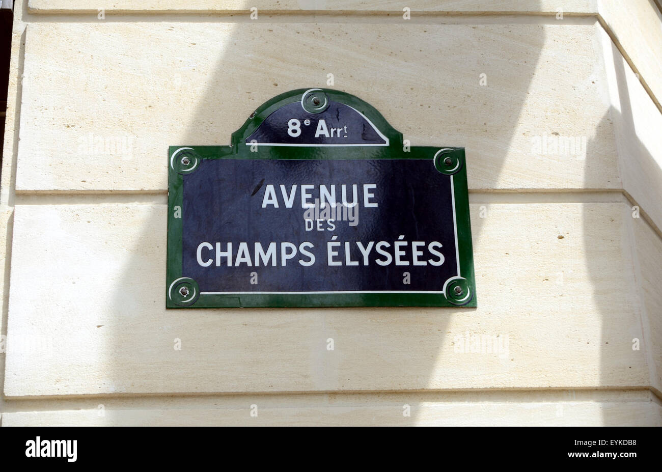Paris street plaque Banque de photographies et d’images à haute ...