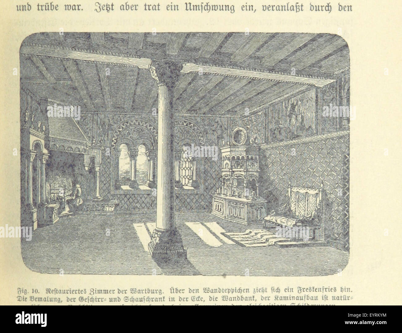 Une illustration de 'Kulturgeschichte des Mittelalters' représentant ...