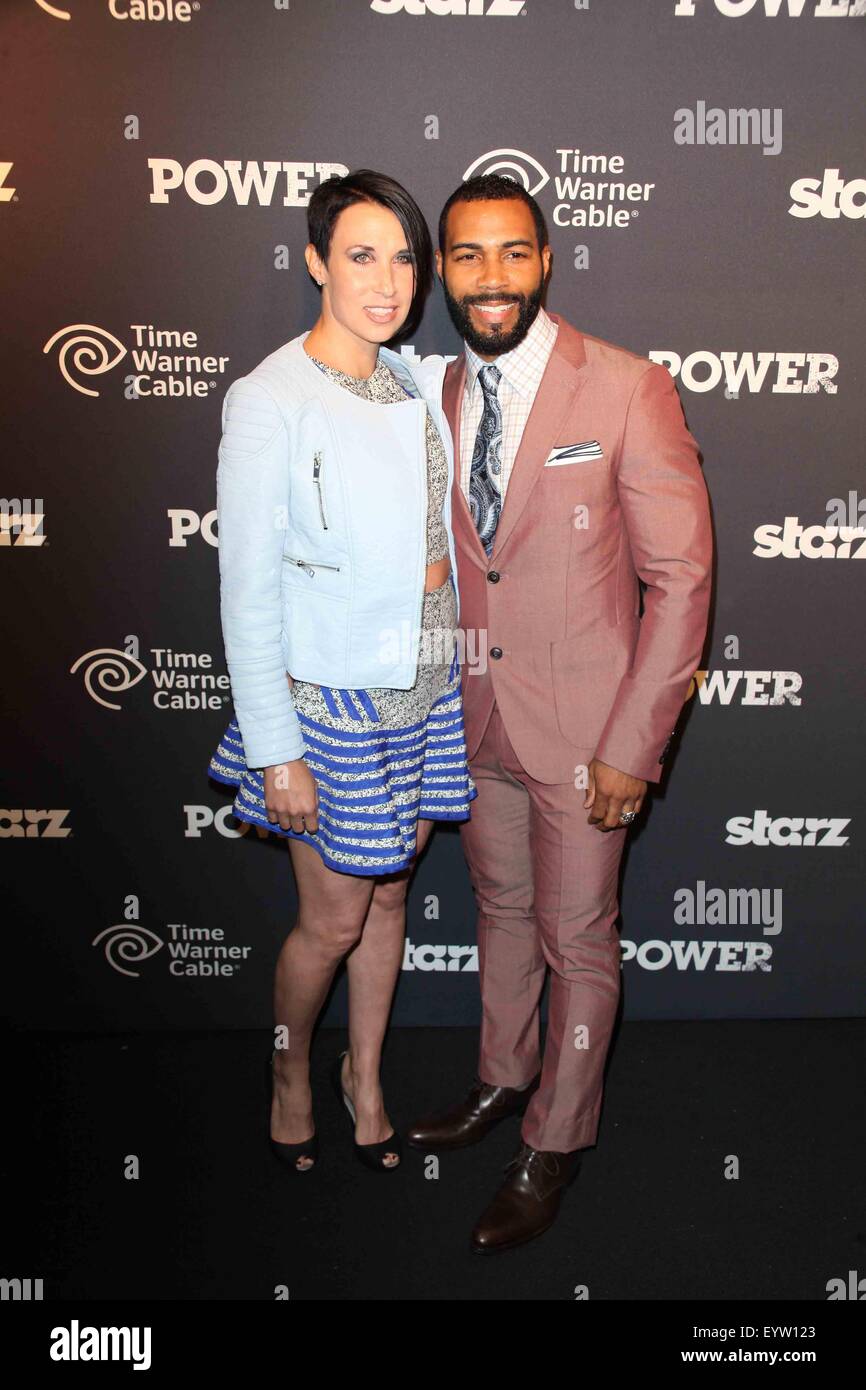 Omari hardwick and jennifer pfautch Banque de photographies et d’images ...