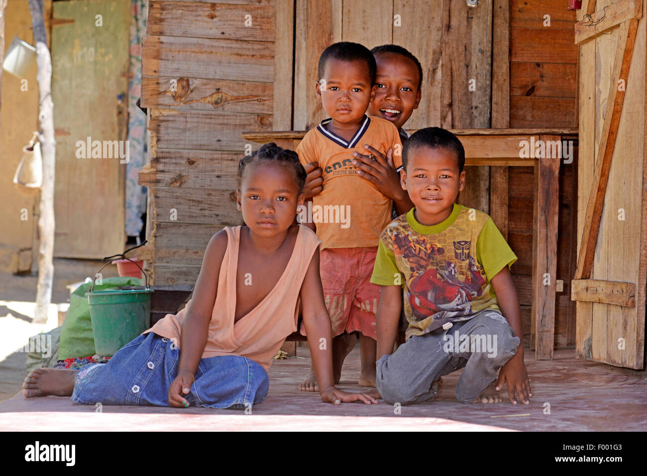 Enfants malgaches madagascar malagasy Banque de photographies et d ...