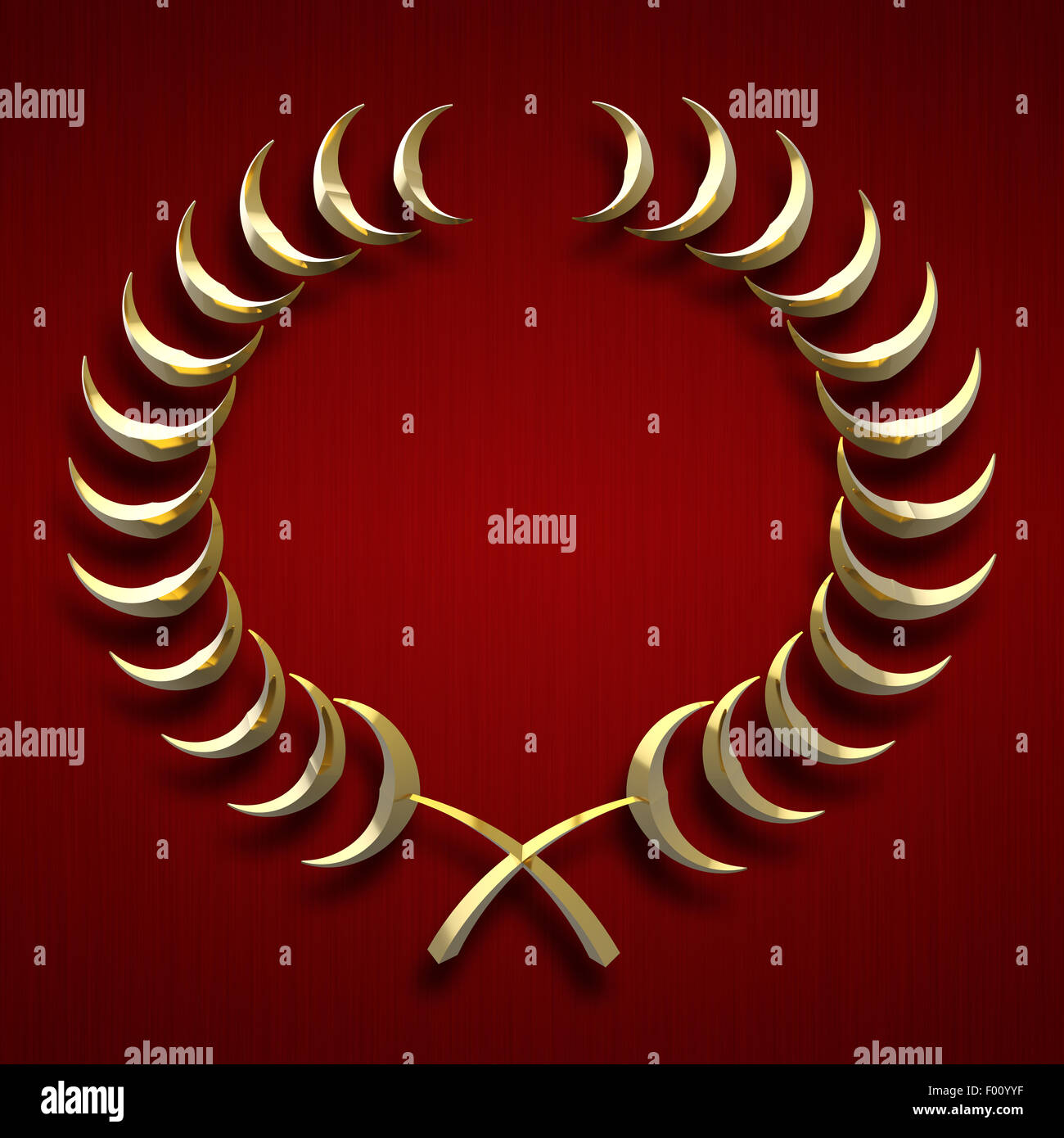 Couronne de laurier doré Banque de photographies et d’images à haute résolution - Alamy