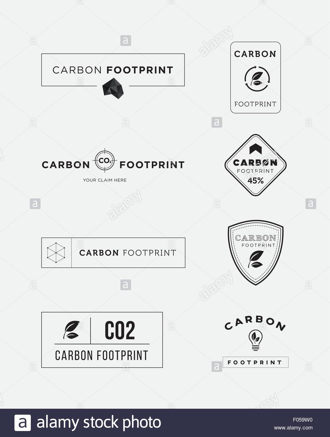 Empreinte Carbone Banque d'image et photos - Alamy