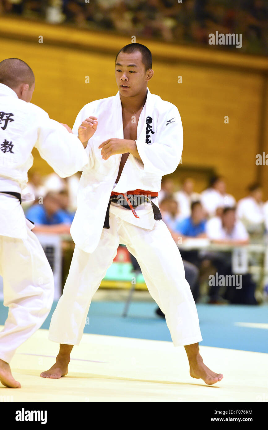 Taigo Sugimoto (), le 9 août 2015 - Inter-Highschool : Judo Judo -60kg ...