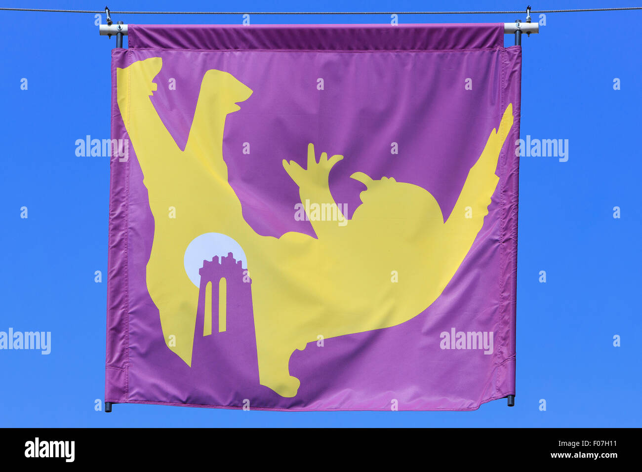 Drapeau violet Banque de photographies et d’images à haute résolution ...