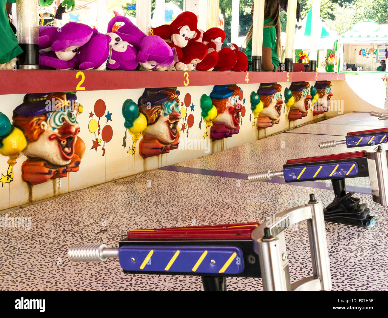 Clown game amusement park Banque de photographies et d’images à haute ...
