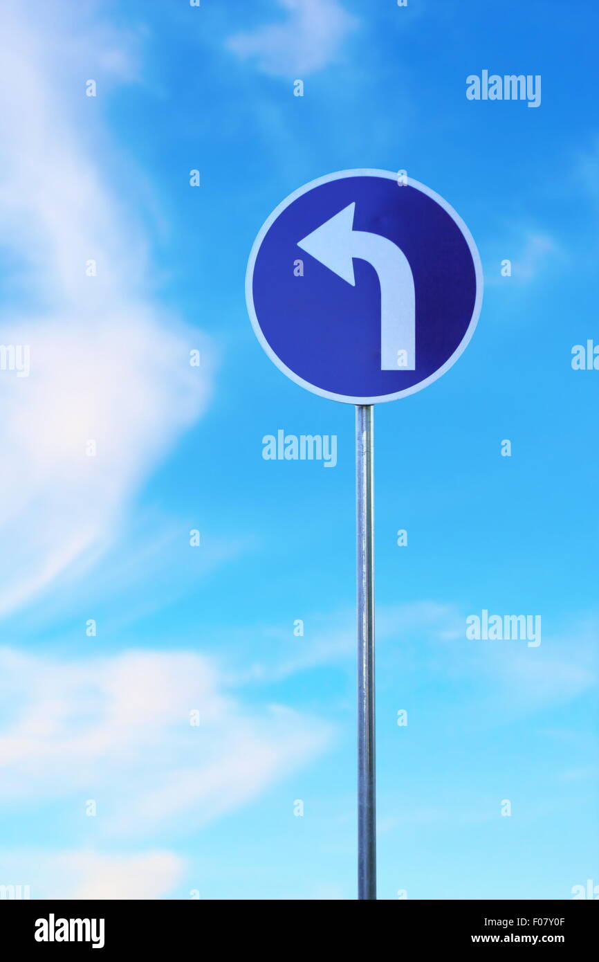 Tourner les signes Banque de photographies et d’images à haute ...