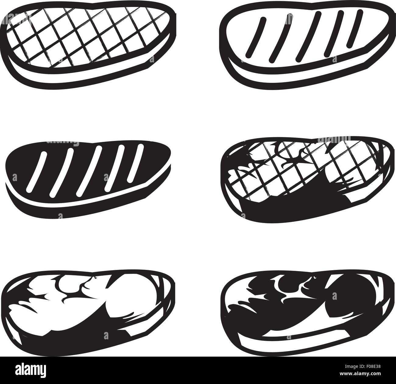 Butcher pictogram Banque d'images vectorielles - Alamy