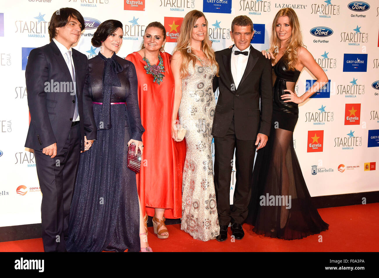 Laura pausini e paolo carta Banque de photographies et d’images à haute ...