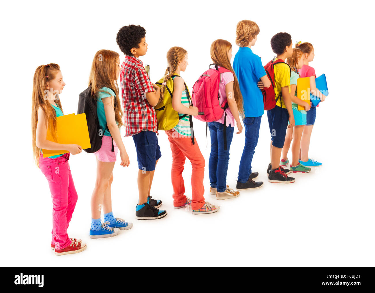 école filles fille garçon garçons élève élèves Banque d'images ...