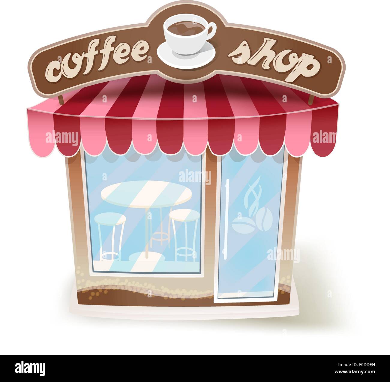Coffee cartoon Banque d'images vectorielles - Alamy