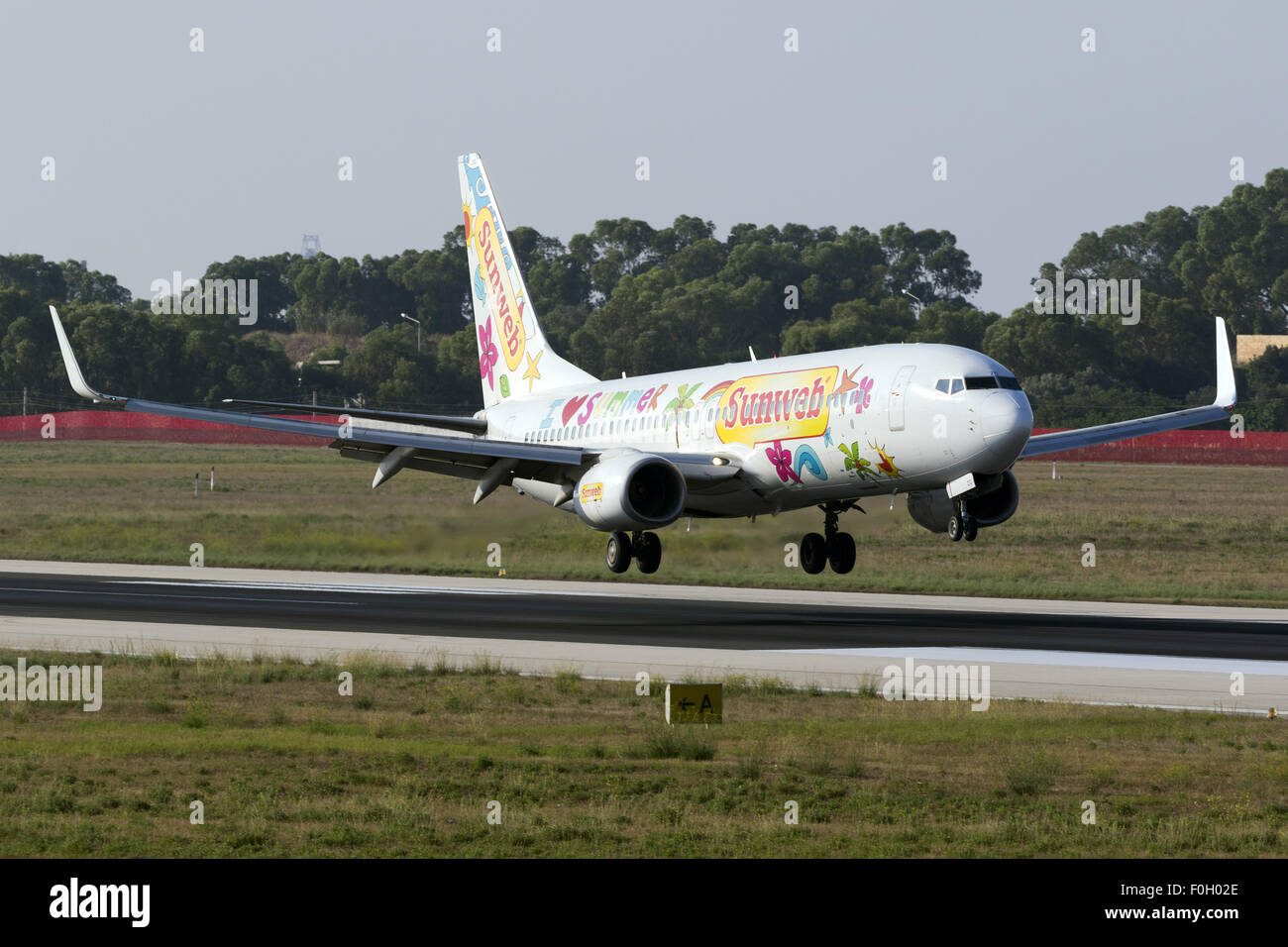 Transavia (Sunweb) Boeing 737-800 l'atterrissage piste 31. Schéma de ...