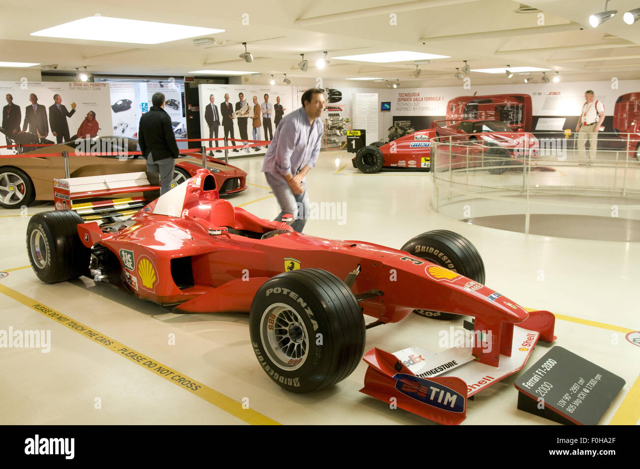 Musée Ferrari (Musée Ferrari à Maranello, Italie). Ferrari F1 - 2000 ...