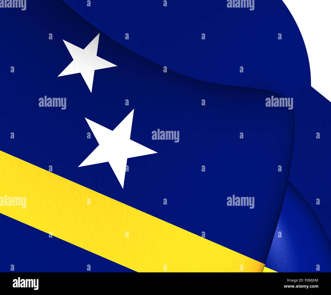 Flag of curacao Banque de photographies et d’images à haute résolution ...