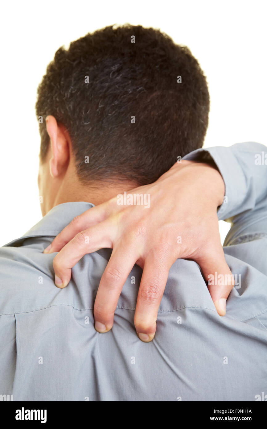 Homme main dans le dos Banque de photographies et d’images à haute ...