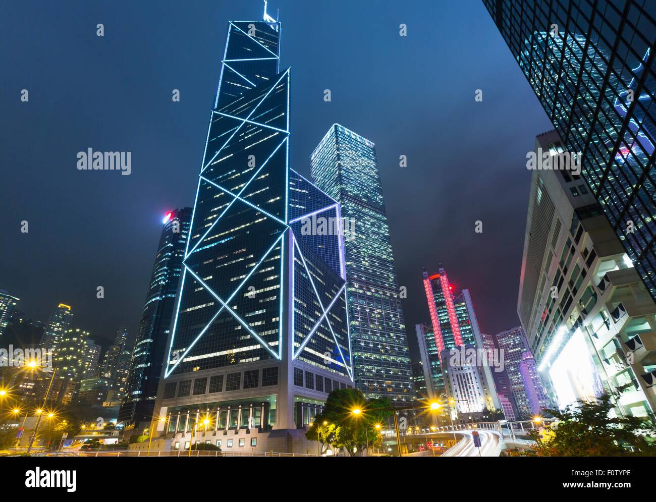 Quartier financier hong kong Banque de photographies et d’images à ...