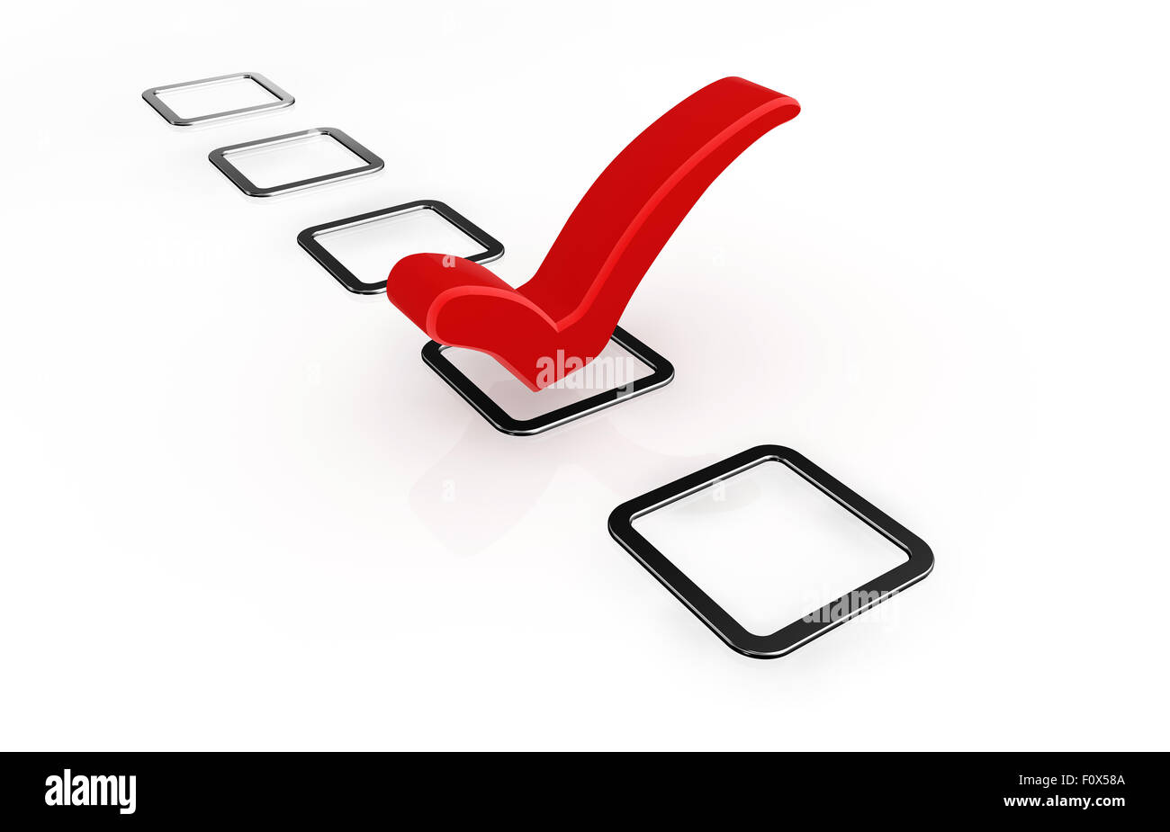 Check list green right mark Banque de photographies et d’images à haute ...