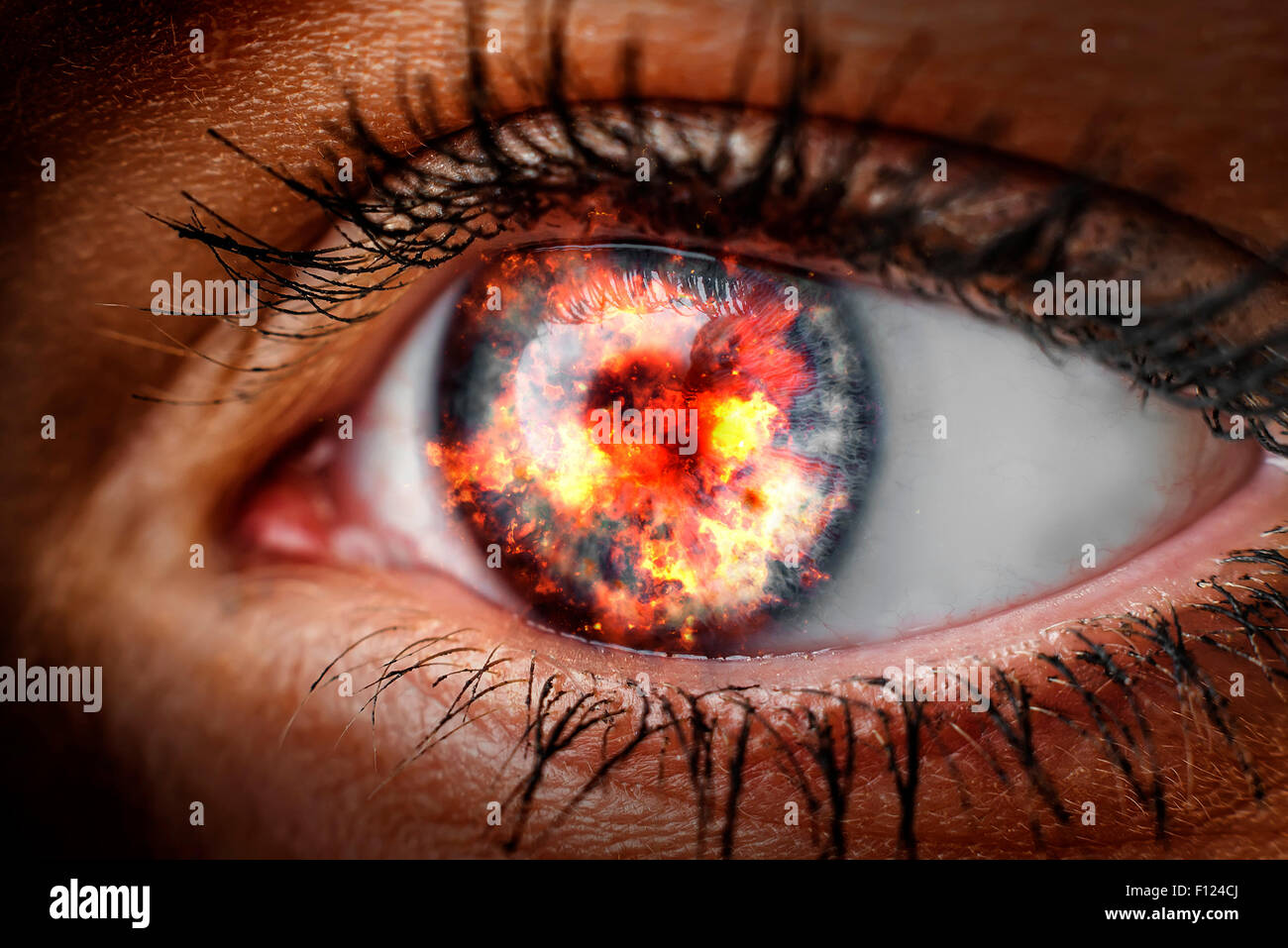 Une vision du feu Banque de photographies et d’images à haute ...