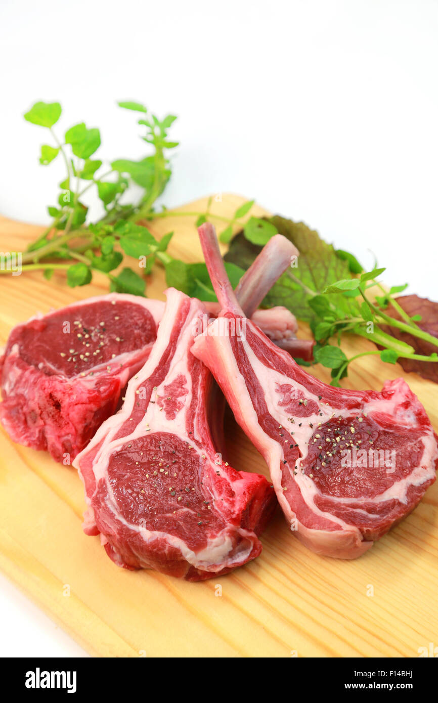 Côtelette d'agneau Banque de photographies et d’images à haute ...