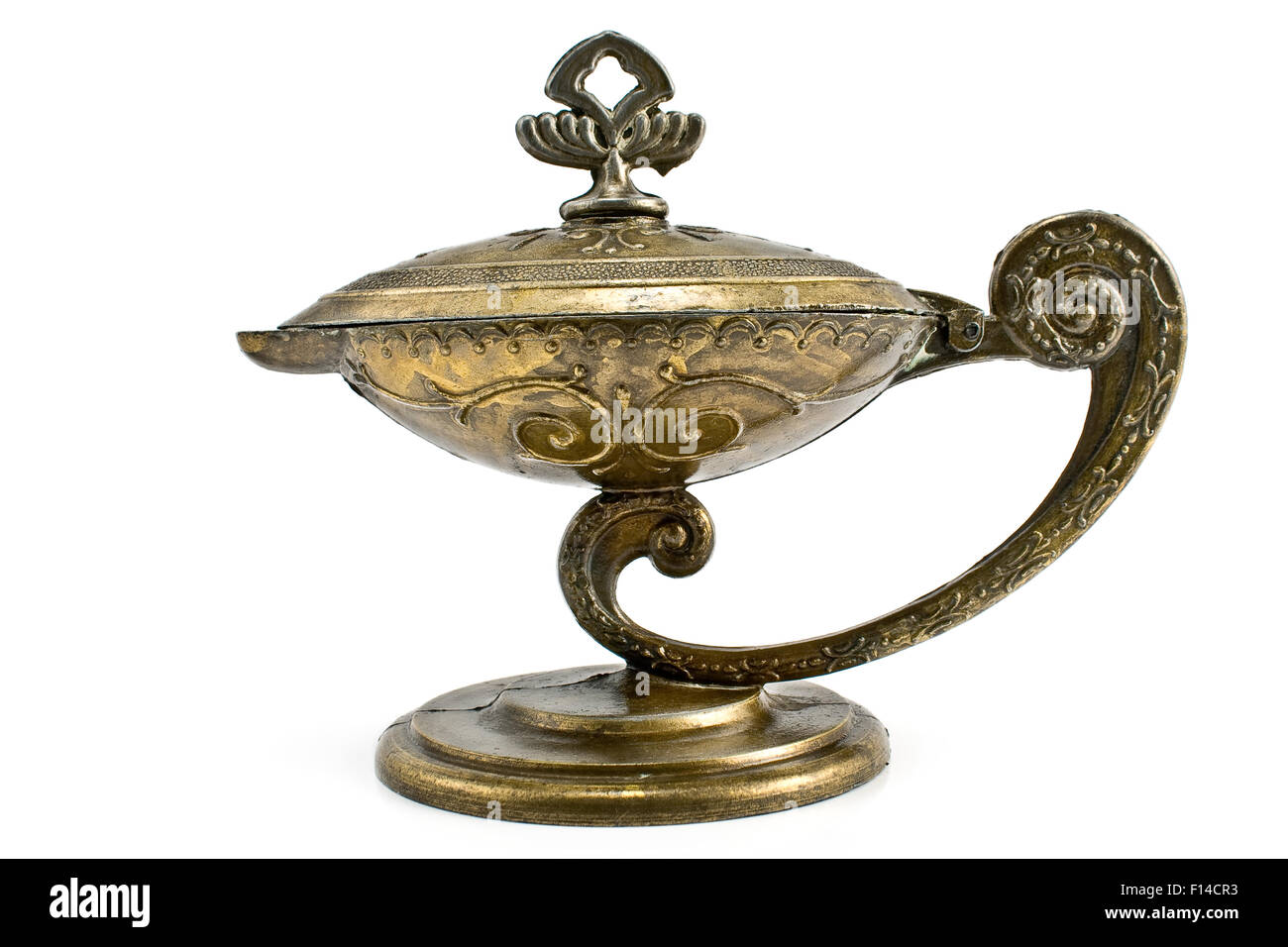 Antique oil lamp Banque de photographies et d’images à haute résolution ...