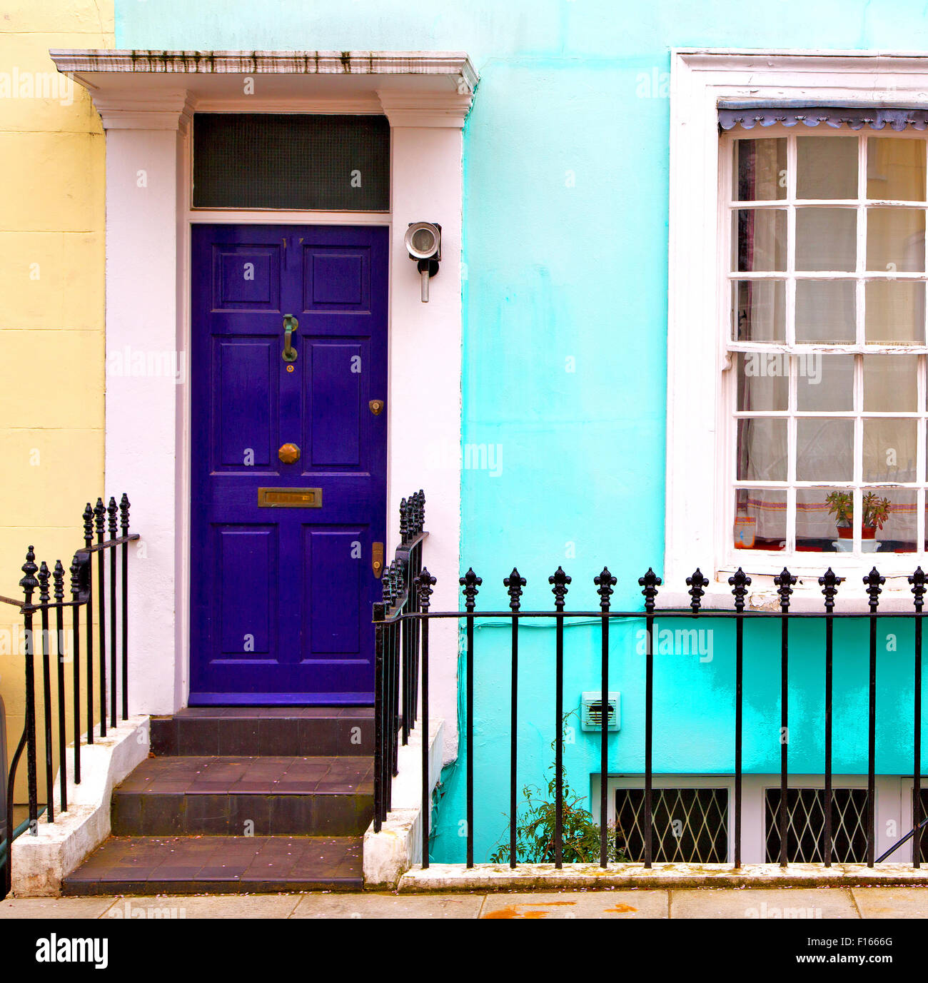 Le quartier de Notting Hill à Londres Angleterre ancien réseau express ...
