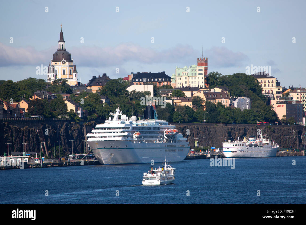 Stockholm, la capitale de la Suède et ville la plus peuplée de la ...