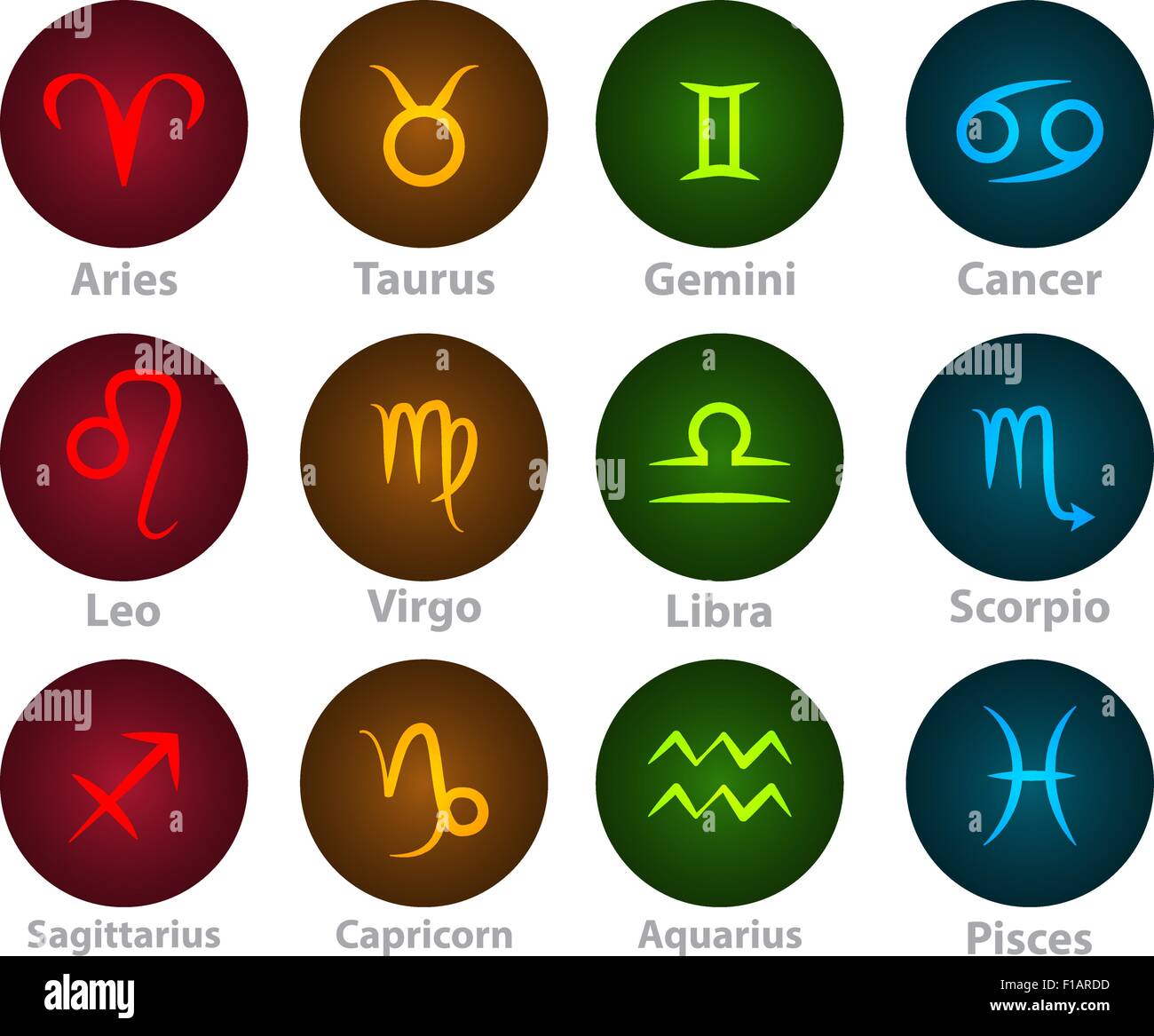 Signes du zodiaque Banque de photographies et d’images à haute ...