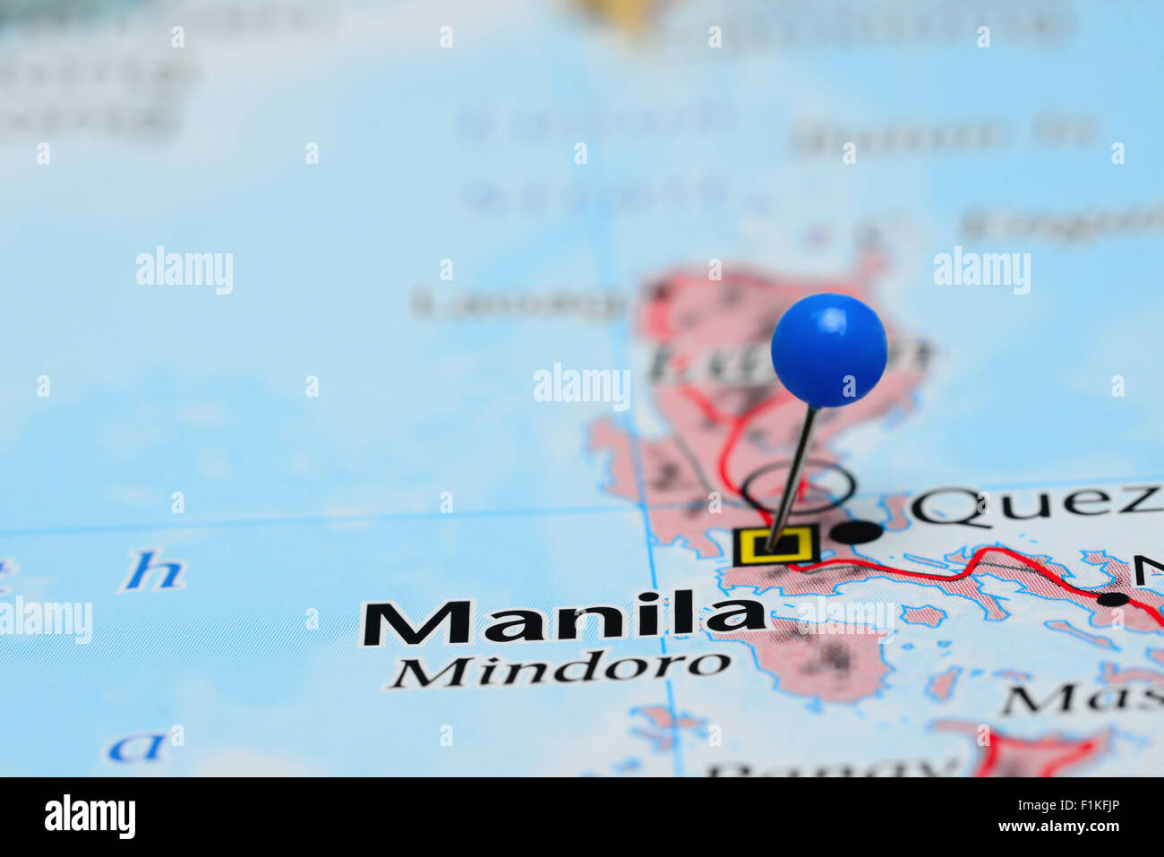 Map of manila Banque de photographies et d’images à haute résolution ...