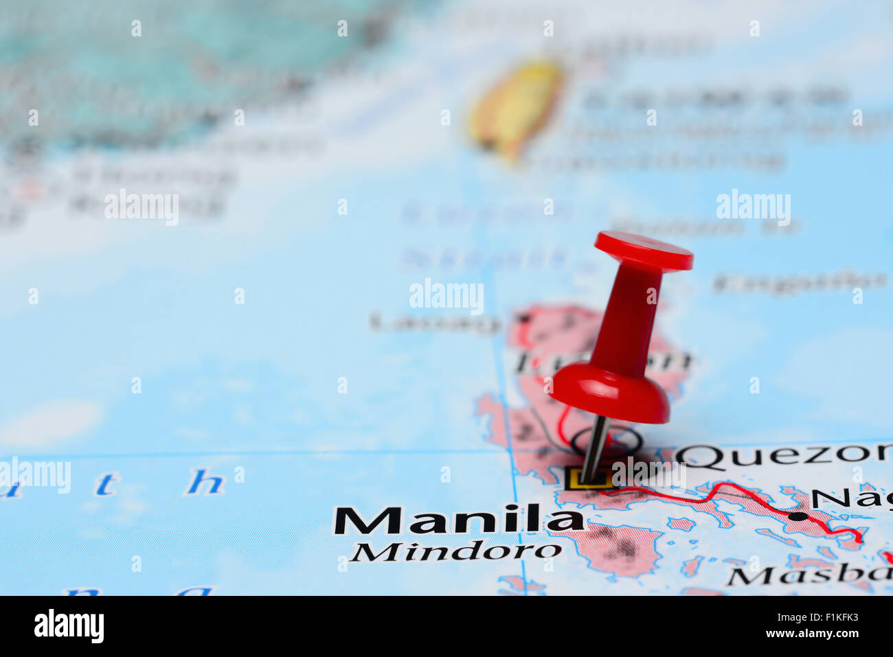 Map of manila Banque de photographies et d’images à haute résolution ...