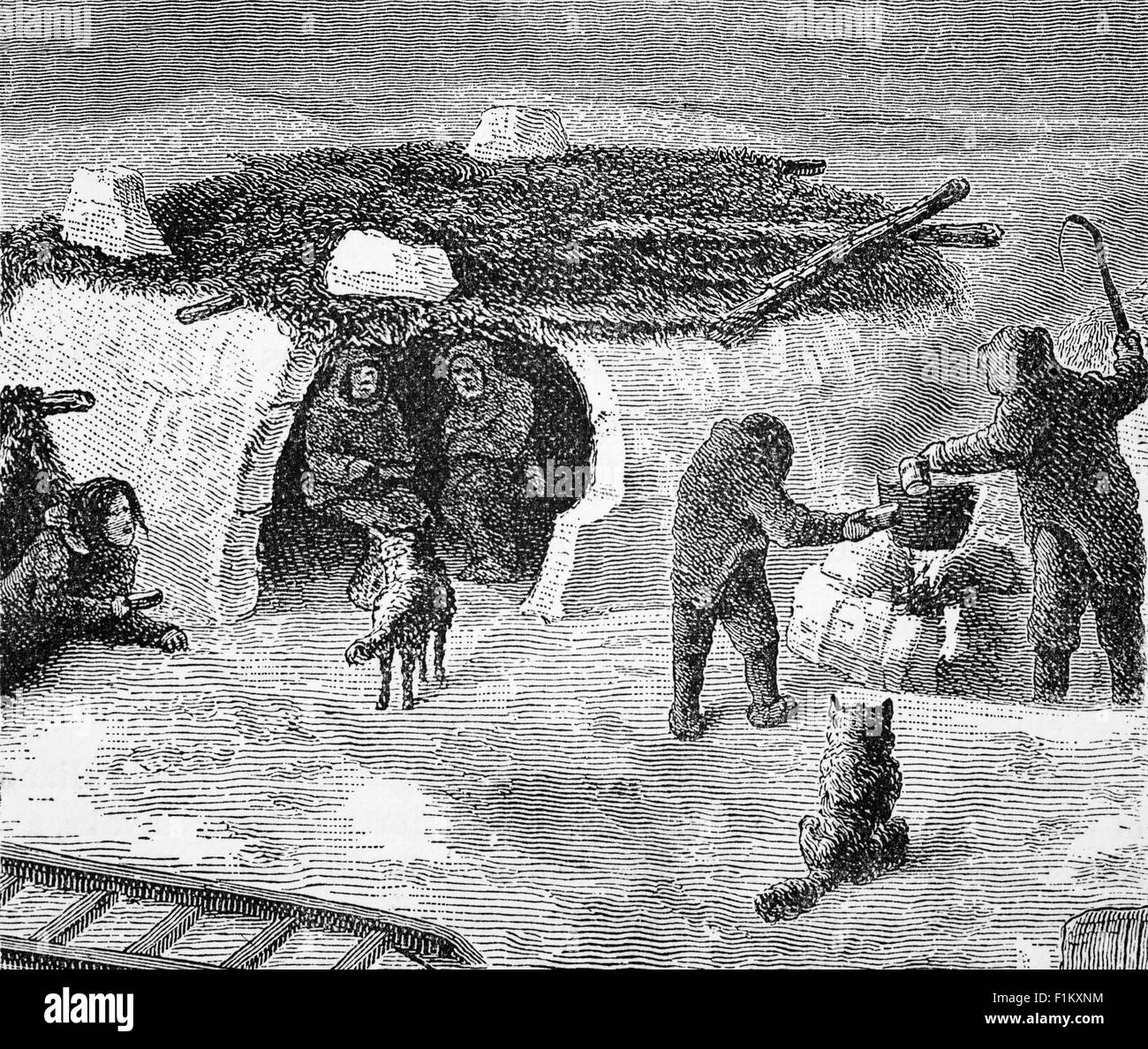 Art inuit gravure Banque de photographies et d’images à haute ...