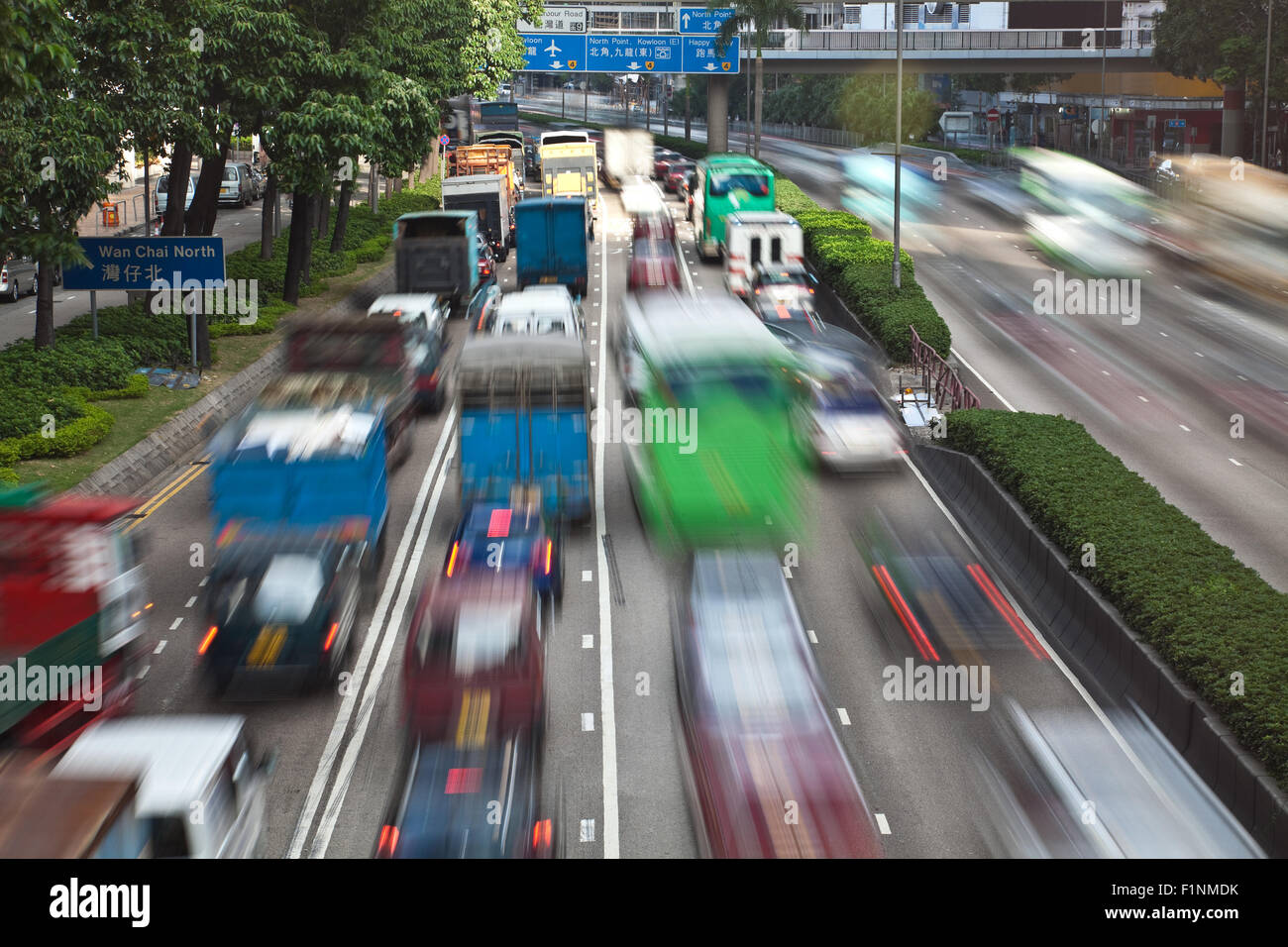 Embouteillage de la ville chinoise Banque de photographies et d’images ...