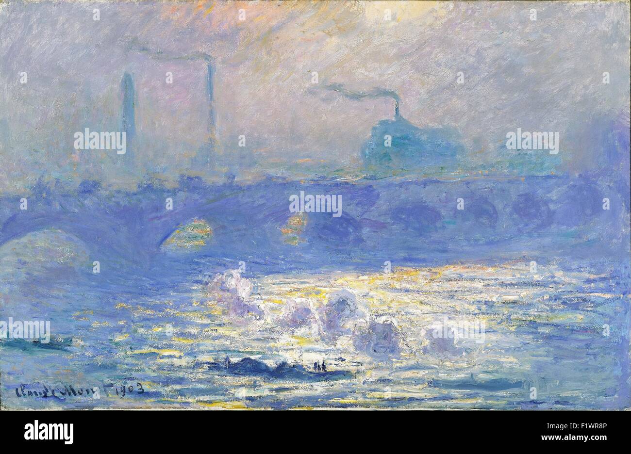 Claude Monet Pont de Waterloo - 38 Photo Stock - Alamy