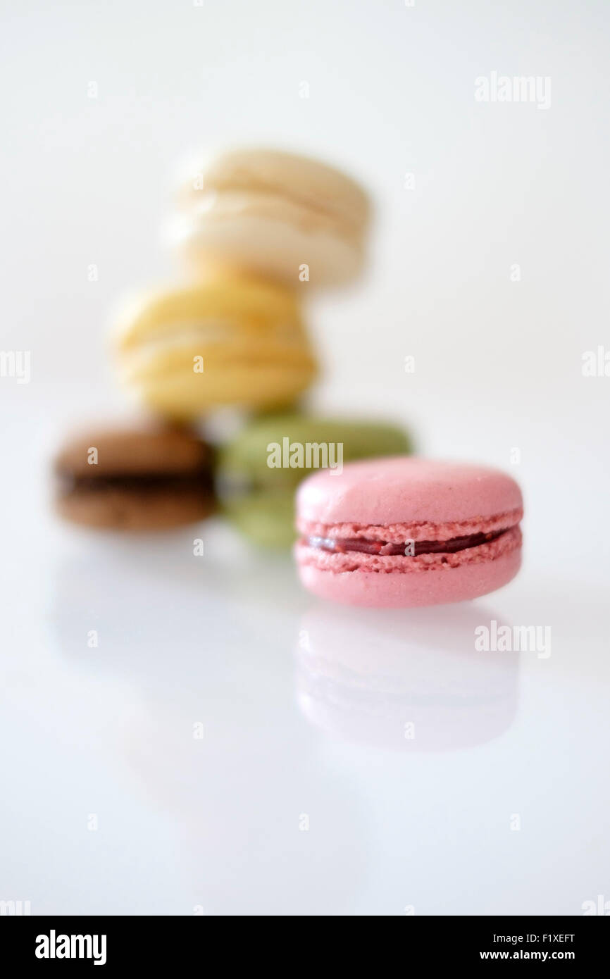 Pile de macarons Banque de photographies et d’images à haute résolution ...