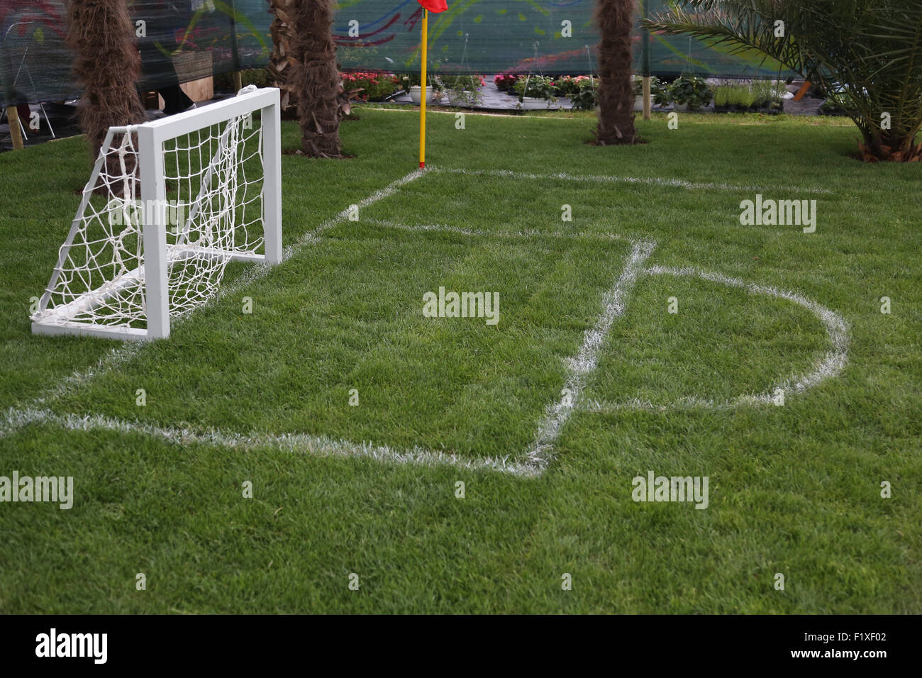 Football pitch mini goal Banque de photographies et d’images à haute ...