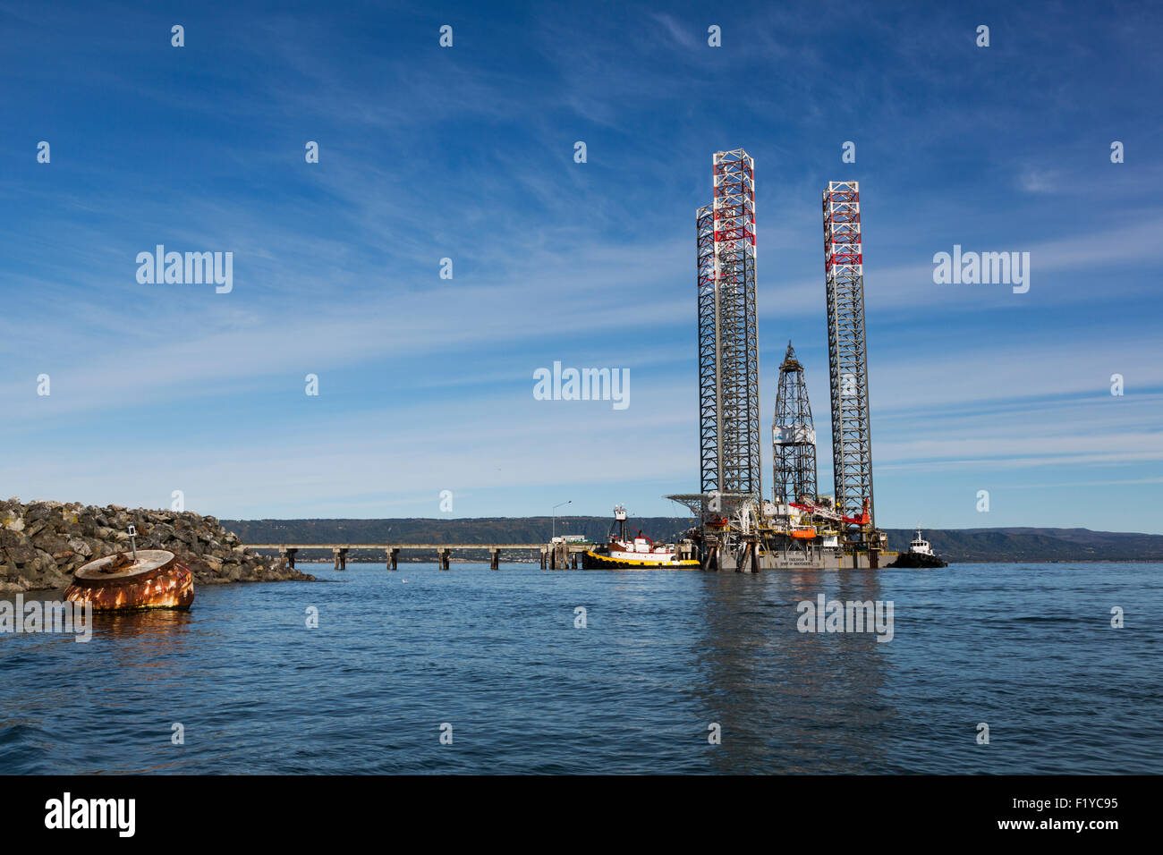 Mobile jackup rig Banque de photographies et d’images à haute ...