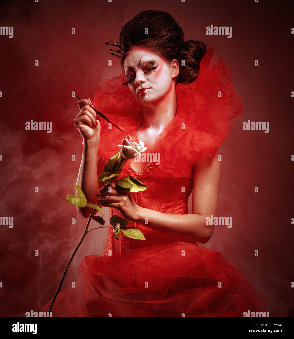 La reine rouge Banque de photographies et d’images à haute résolution ...