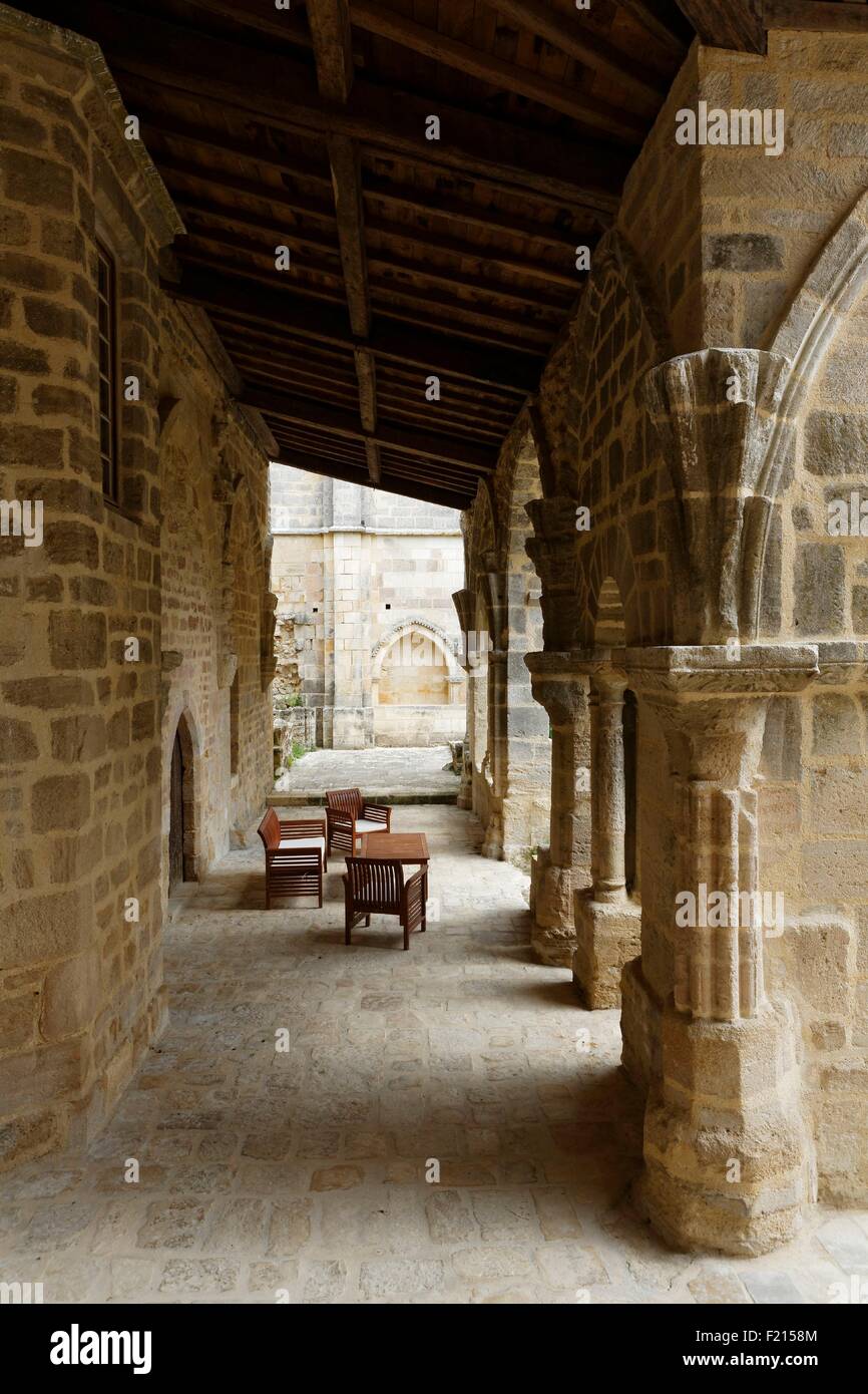 France, Charente, Saint Amant de Boixe, Abbaye de Saint Amant de Boixe ...