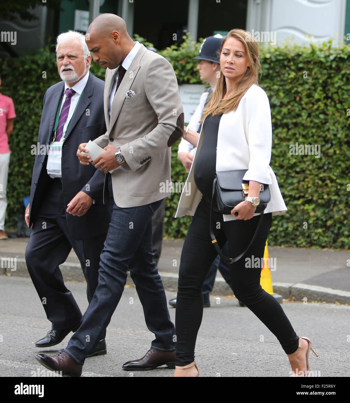 Andrea rajacic and thierry henry Banque d'image et photos - Alamy