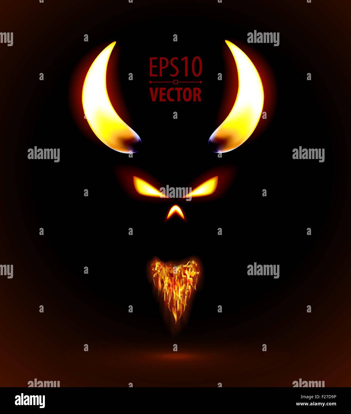 Silhouette De Feu Banque d'images vectorielles - Alamy