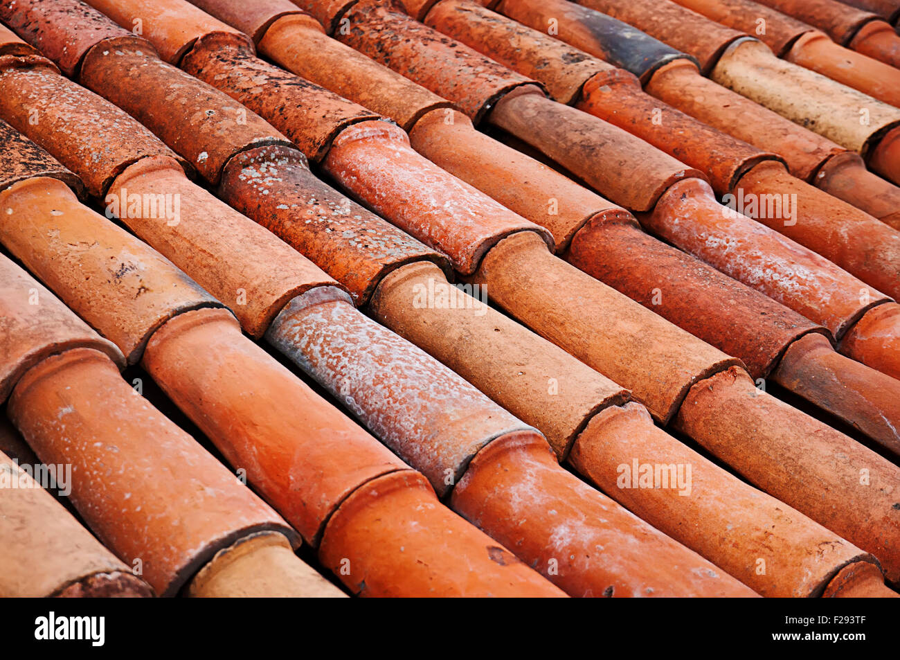 Texture Vieux Carrelage Rouge Banque d'image et photos - Alamy