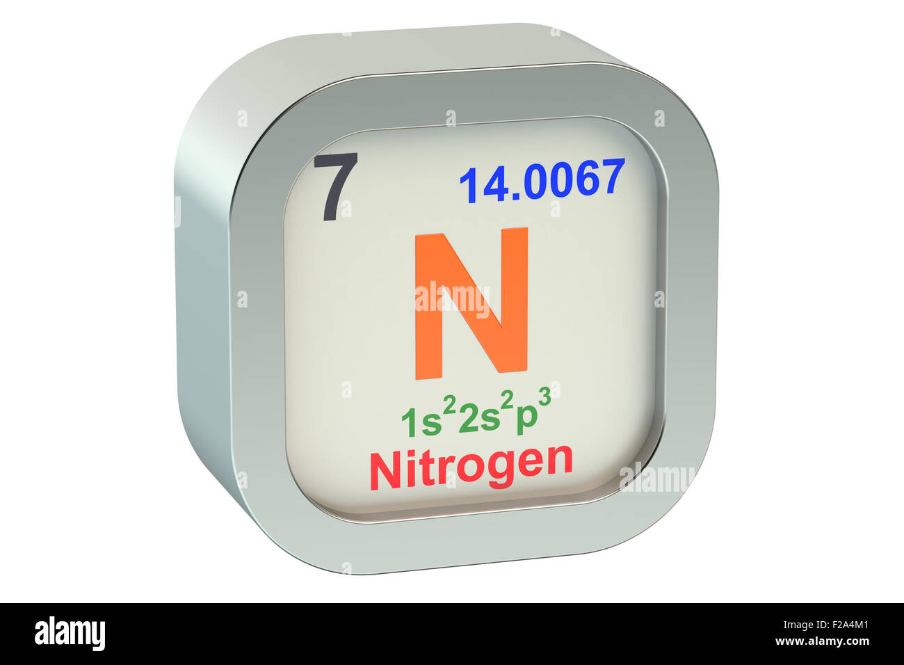 Azote tableau périodique Banque de photographies et d’images à haute ...