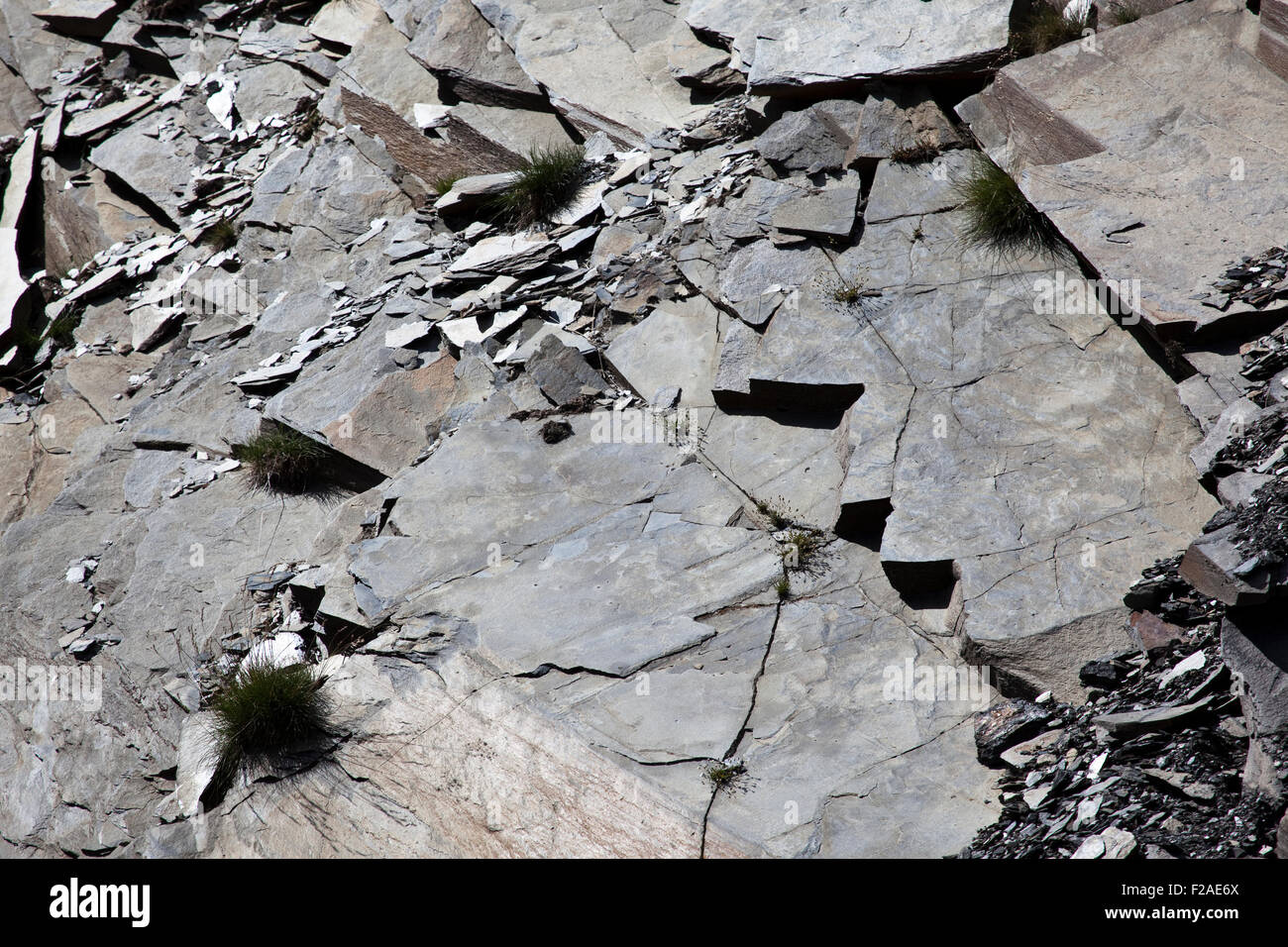 Mica schist metamorphic rock Banque de photographies et d’images à ...