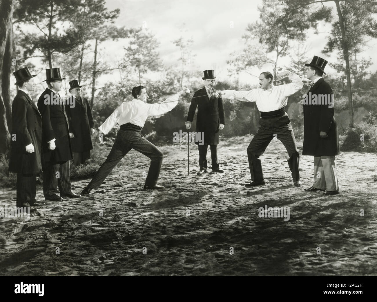 Duel avec l'épée Banque de photographies et d’images à haute résolution ...