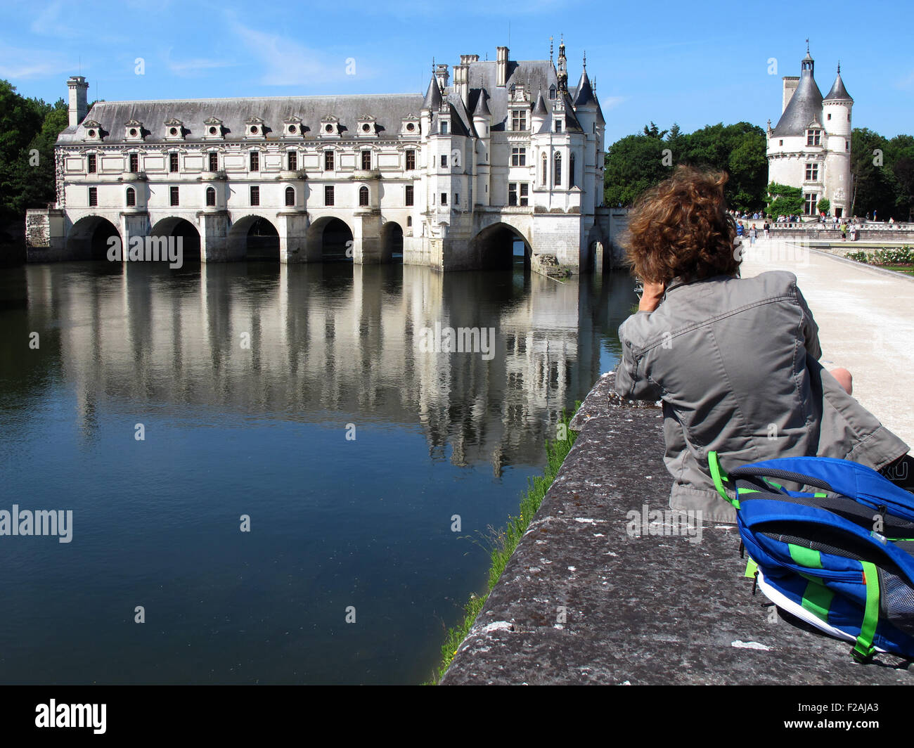 Château de Chenonceau et la tour des marques,Val de Loire,CHER,Indre-et ...