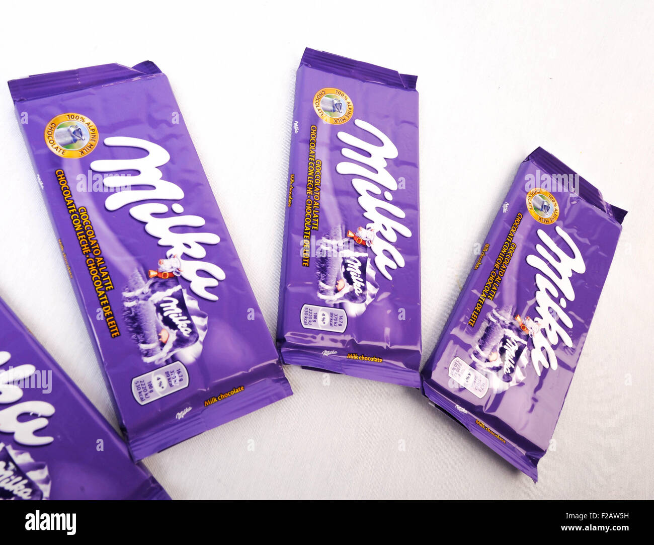 Confiserie chocolat Milka-confección de Milka au chocolat Photo Stock ...